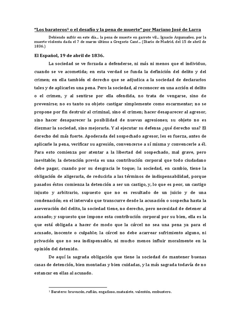 LARRA | PDF | Crímenes | Crimen y violencia