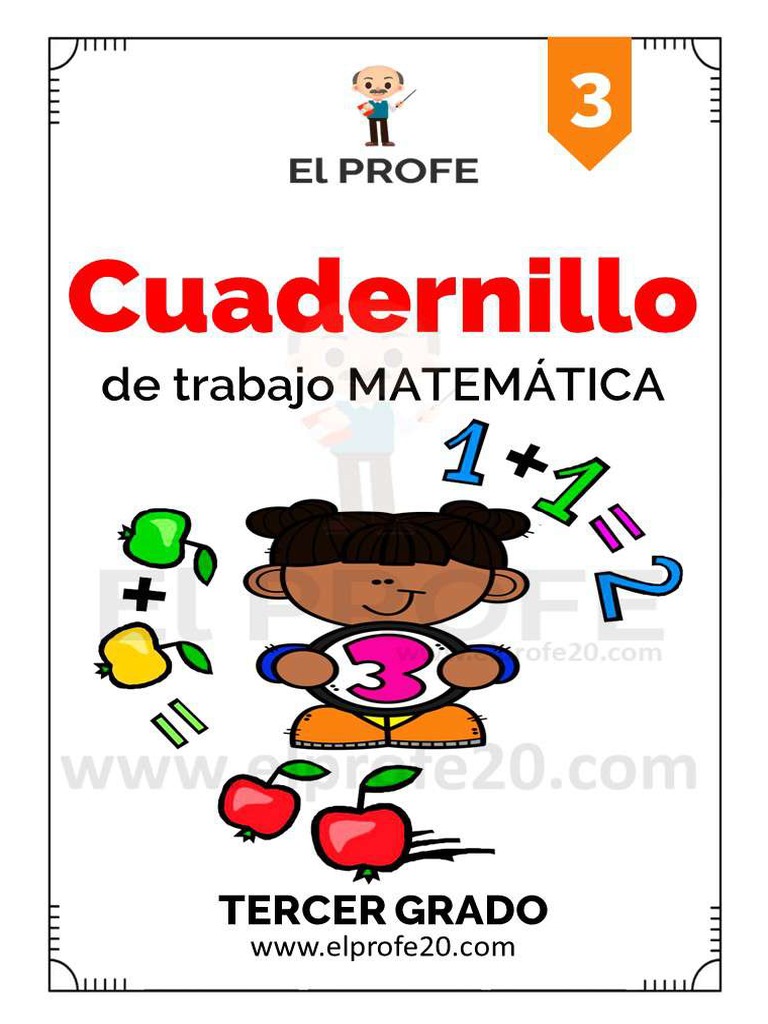 Cuadernillo de Trabajo de Matematicas Tercer Grado Elprofe20 | PDF