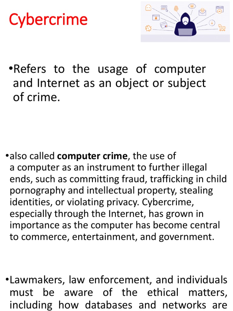 Understanding Cybercrime Basics | PDF | Security Hacker | Copyright ...