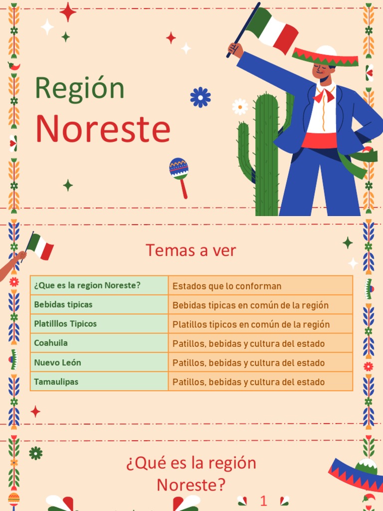 Region Noreste C. Mexicana | PDF | Cocina mexicana | Cocina occidental