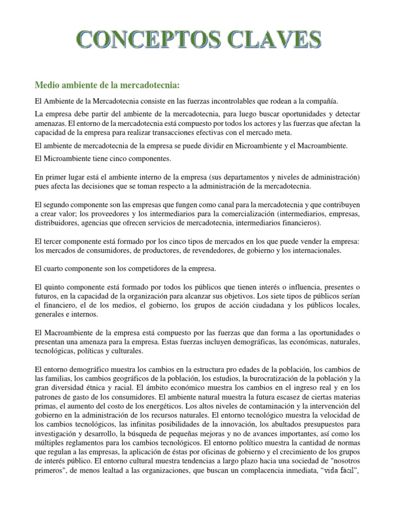 Conceptos Claves.. | PDF | Marketing | Red social