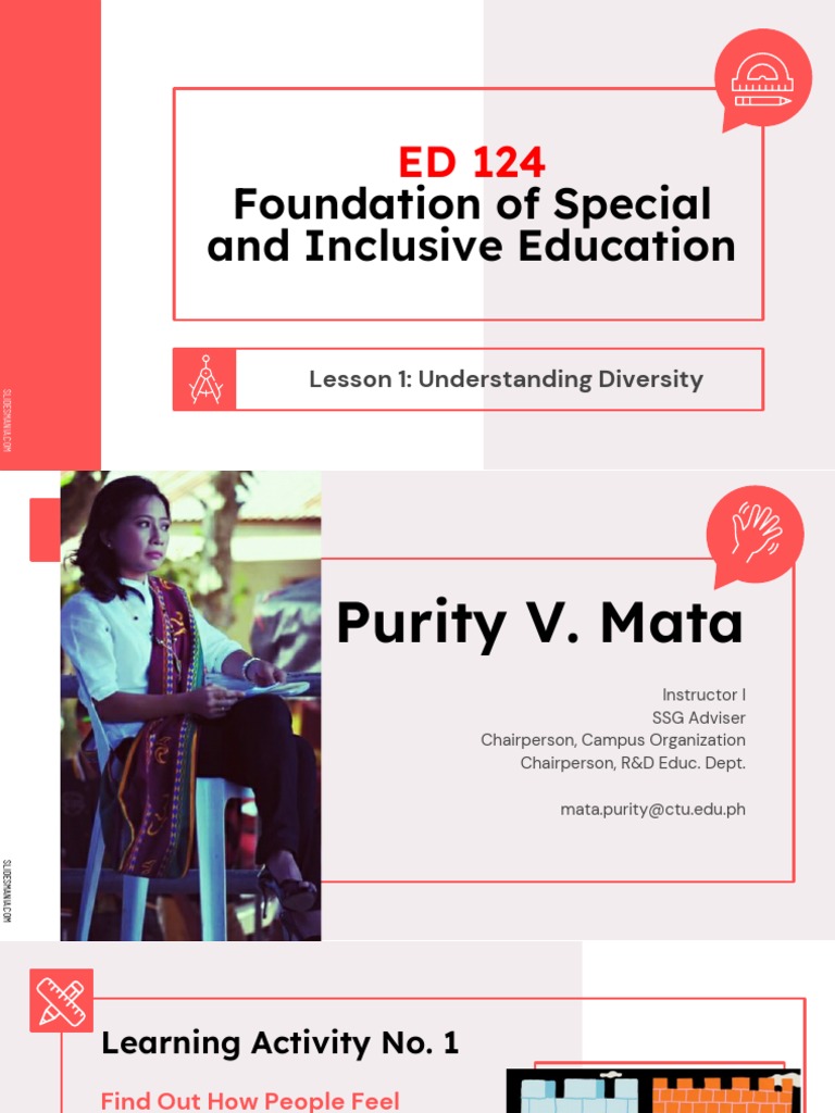 Lesson 1 Understanding Diversity | PDF | Extraversion And Introversion ...