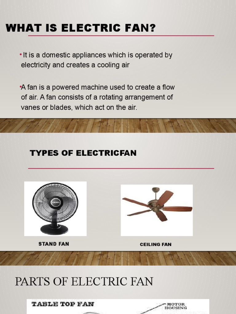 What Is Electric Fan | PDF