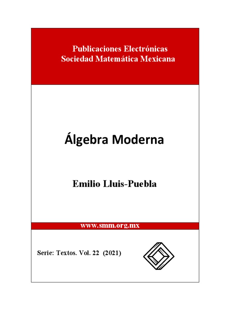 Algebra Moderna | PDF | Grupo (Matemáticas) | Función (Matemáticas)