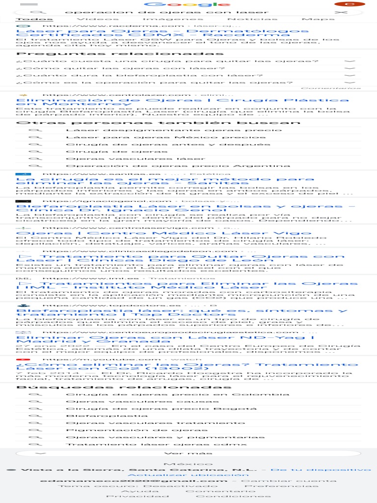 Operacion de Ojeras Con Lazer - Buscar Con Google | PDF | Medicina ...