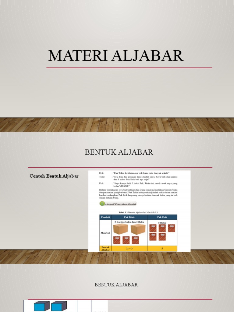 Materi Aljabar | PDF