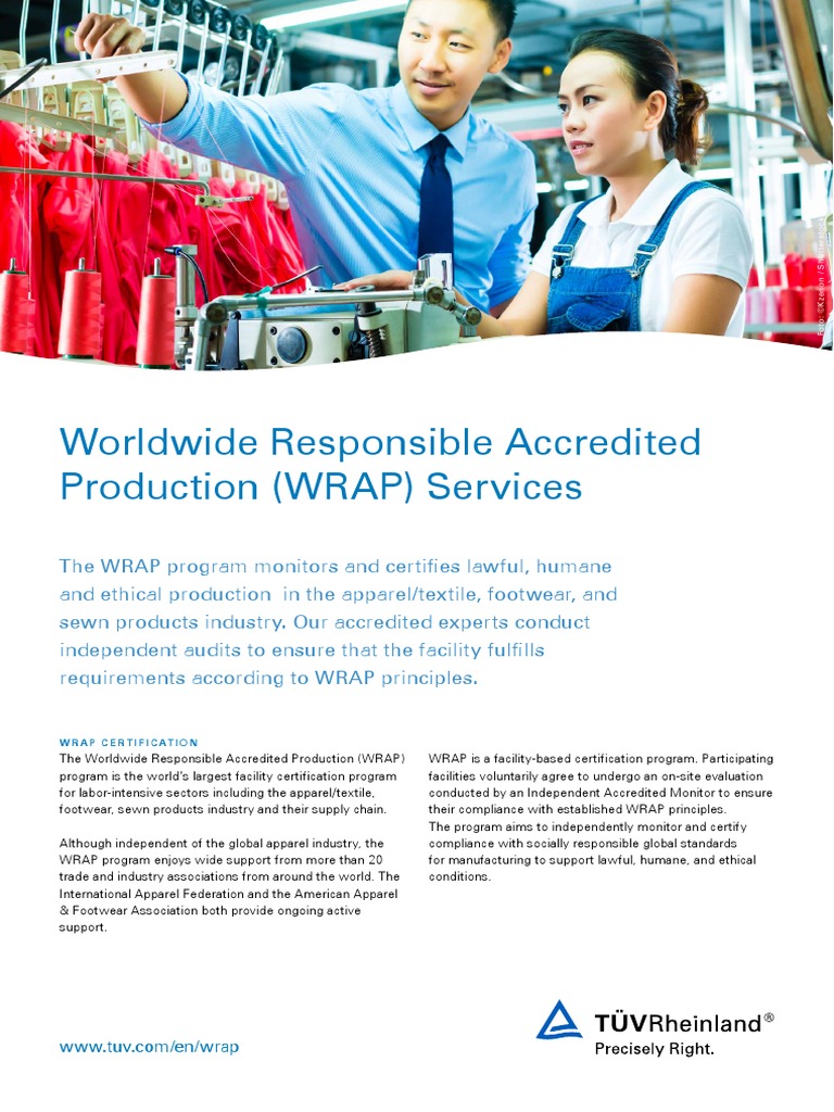 Tuv Rheinland Wrap Leaflet en | PDF | Safety | Regulatory Compliance