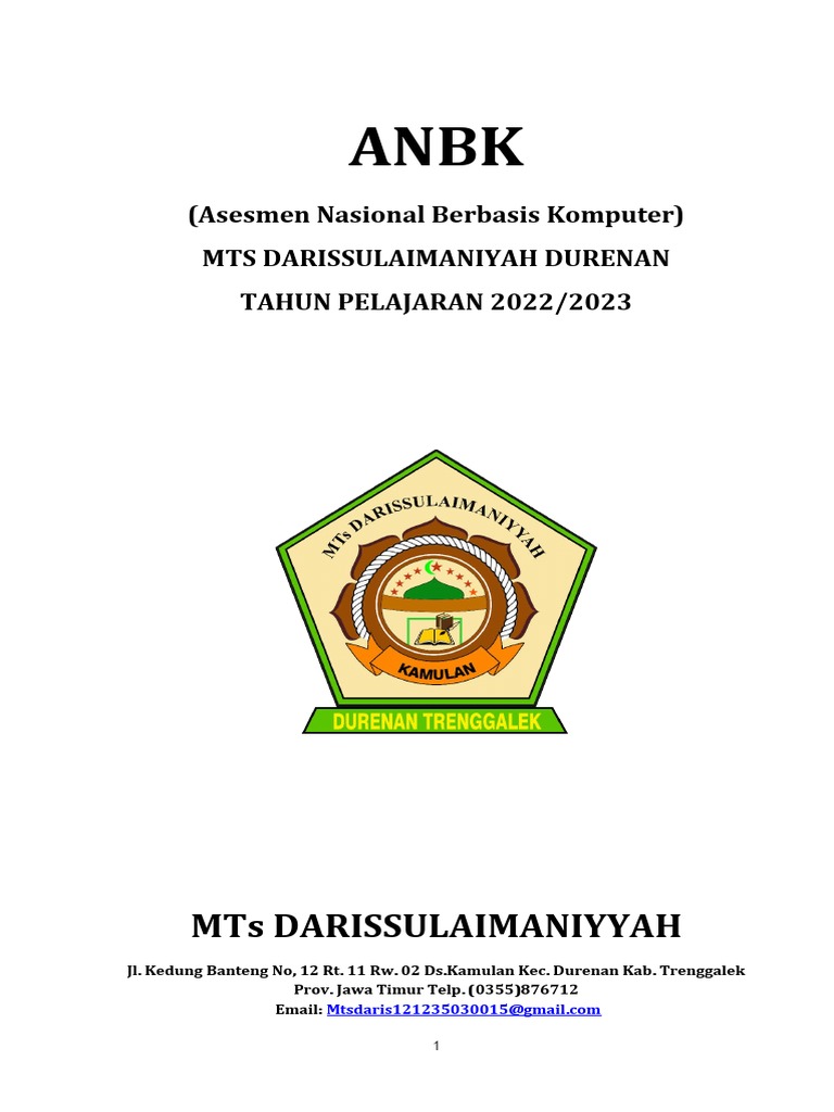 Laporan Anbk | PDF