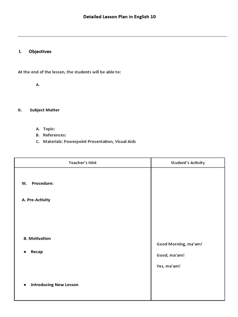 LESSON PLAN in LINEAR AND NON-LINEAR TEXT (REV) | PDF | Persuasion ...