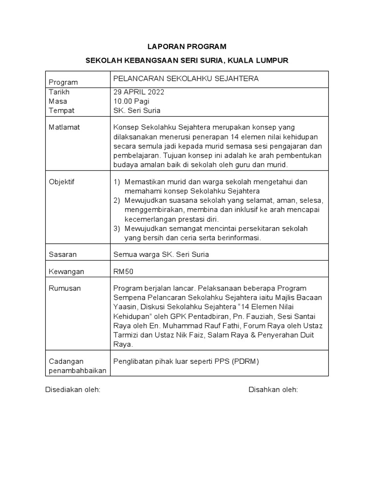 Laporan Program 24 | PDF