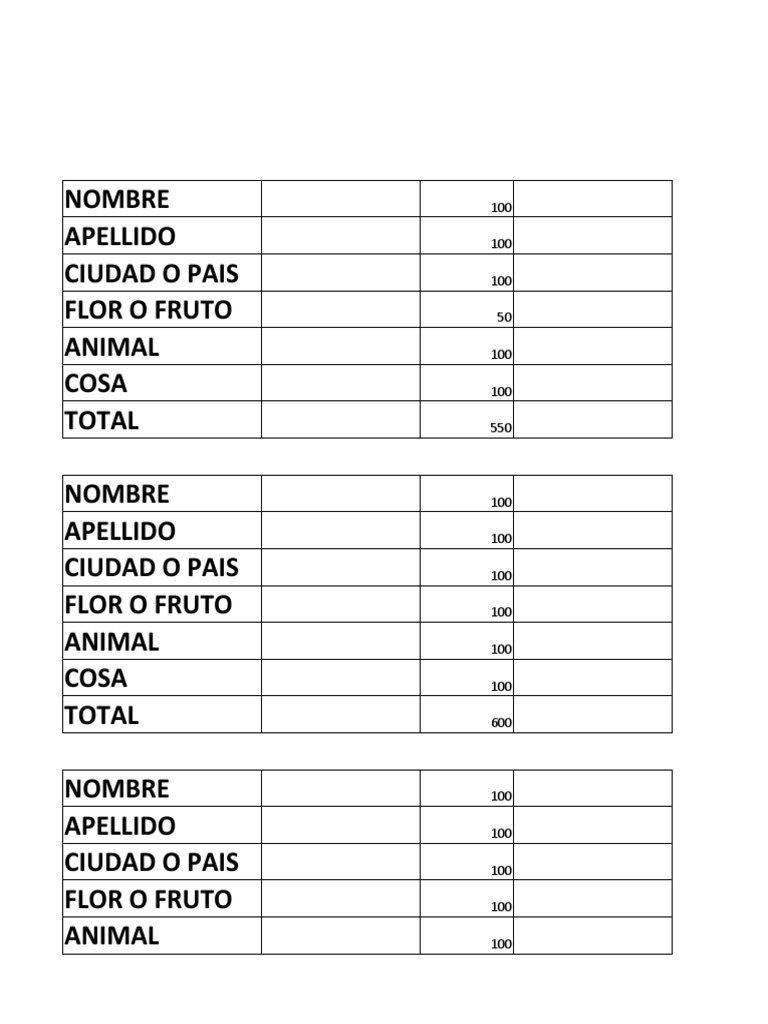 Plantilla Basta | PDF