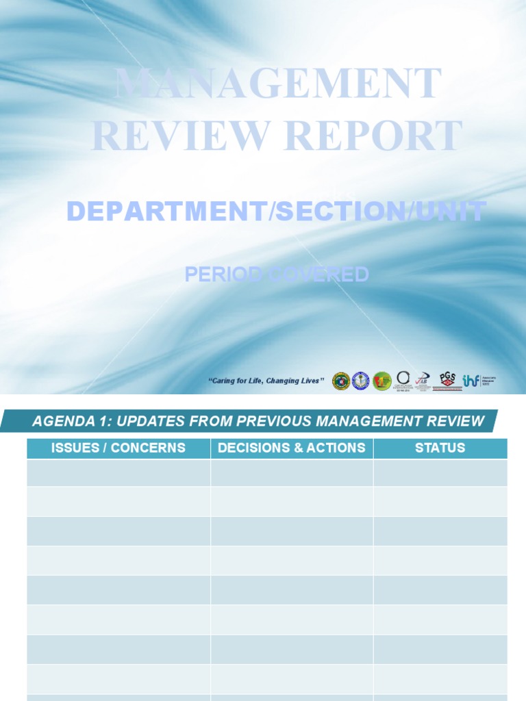 Management Review Report | PDF