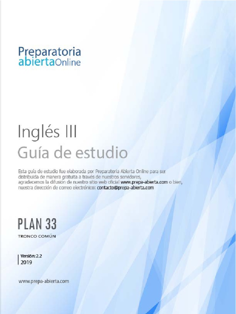 30 Guía Ingles Iii | PDF