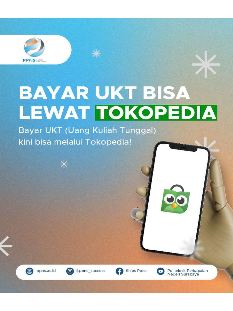Tata Cara Pembayaran Ukt Melalui Tokopedia | PDF