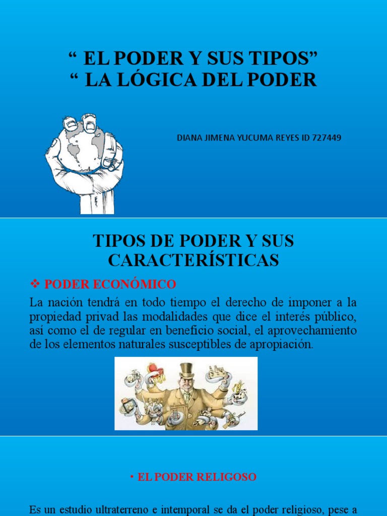 Los diferentes tipos de poder y sus características | PDF | Sociedad ...