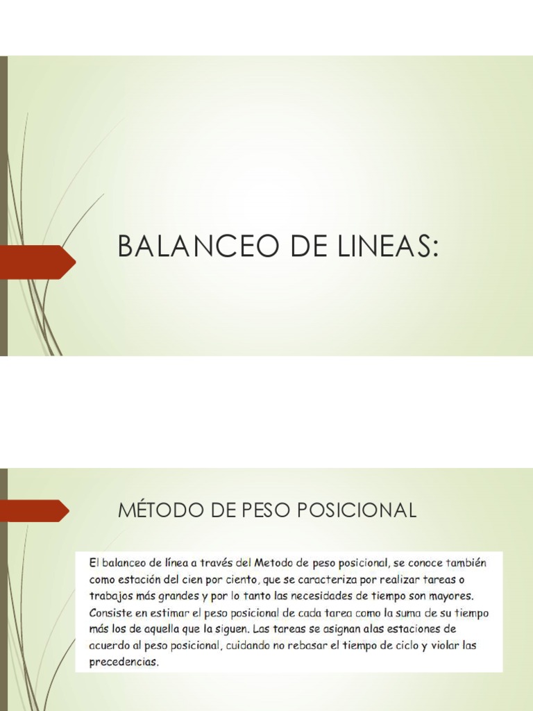 Balanceo de Líneas de Ensamble Eficiente | PDF