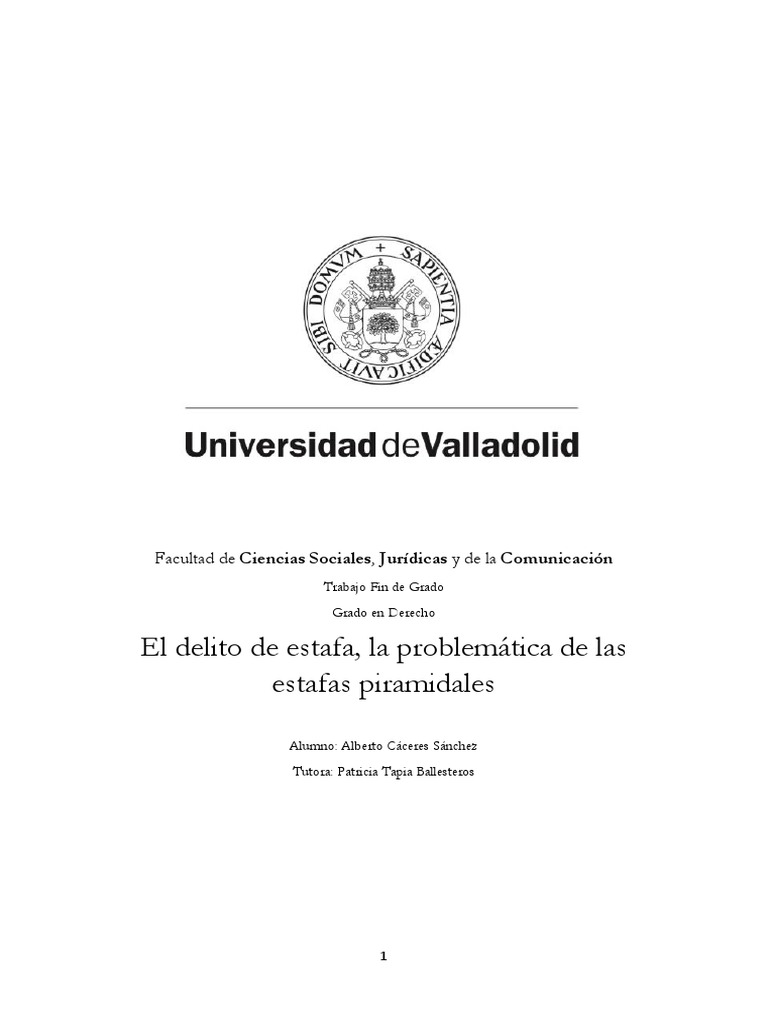 TFG-N. 1287.pdf Jsessionid | PDF | Esquema Ponzi | Trucos de confianza