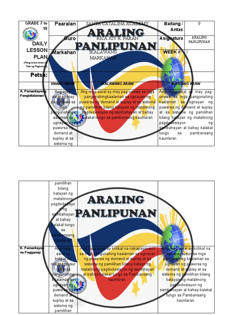 AP9 DLP Q2 Week2 | PDF