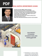 CSSD Overview PPT Notes | PDF | Sterilization (Microbiology) | Materials