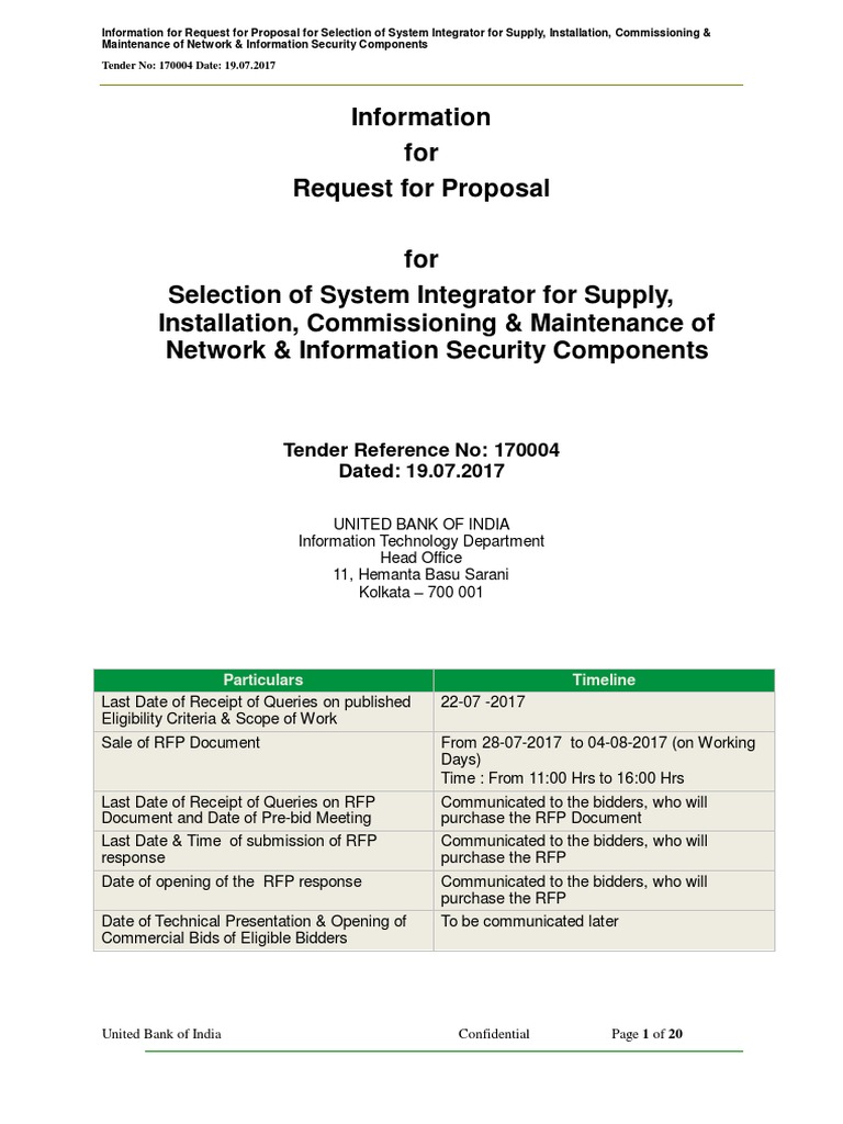 DLP - RFP - United Bank of India | PDF | I Pv6 | Antivirus Software