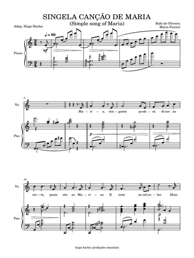 Singela Canção de Maria | PDF