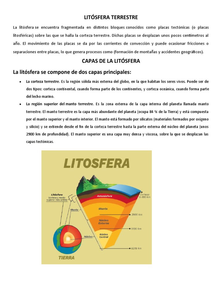 Litósfera Terrestre | PDF