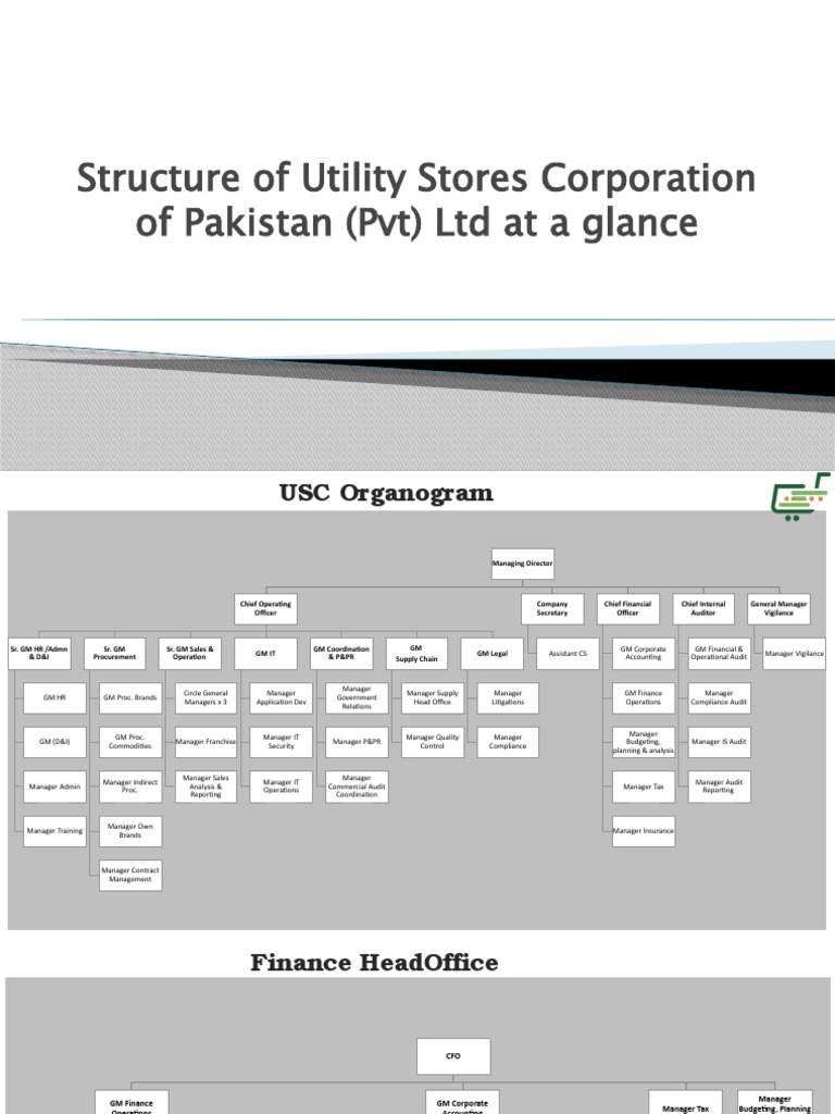 Structure of Utility Stores Corporation | PDF | Audit | Accounting