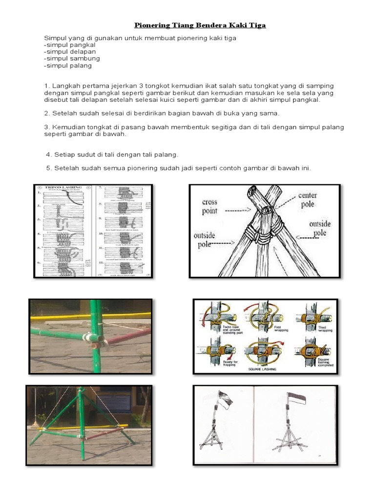 Pionering Tiang Bendera Kaki Tiga | PDF