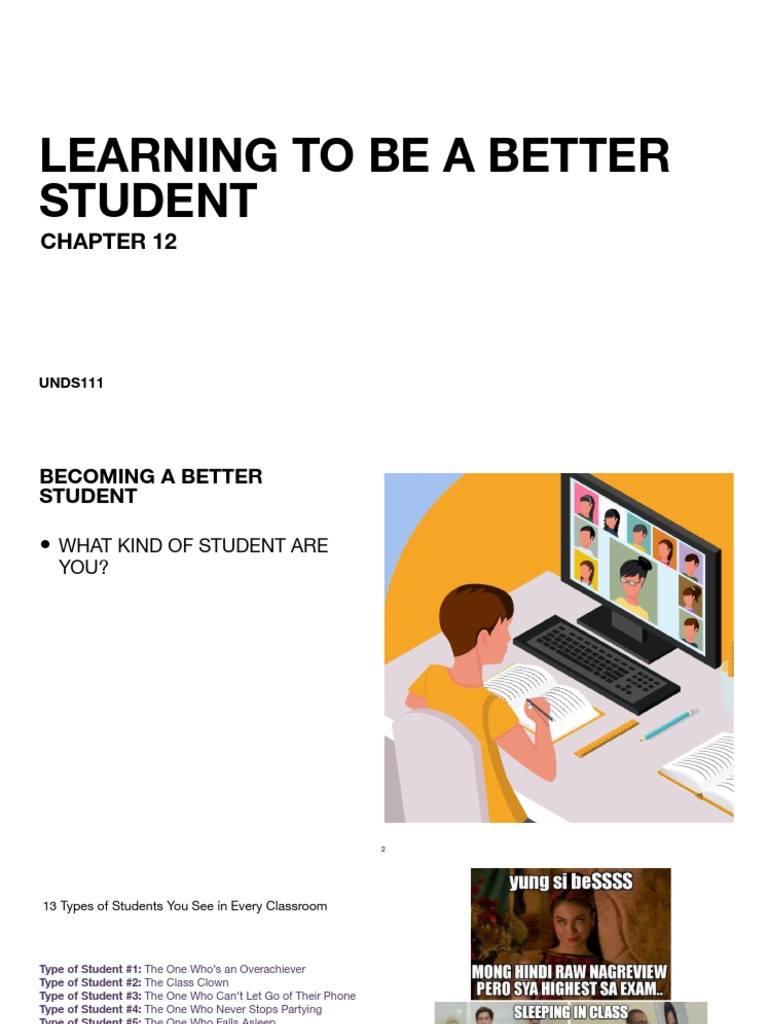 Becoming A Better Student | PDF | Self-Improvement