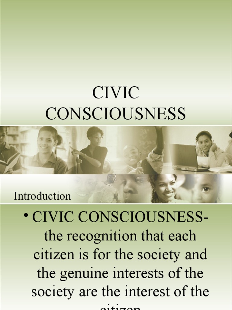 Civic Consciousness | PDF | Social Science