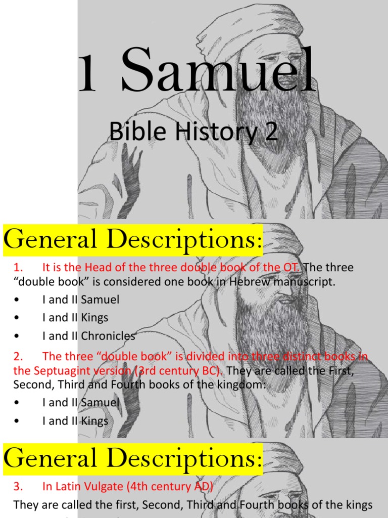 1 Samuel: Transition to Monarchy | PDF | David | Samuel