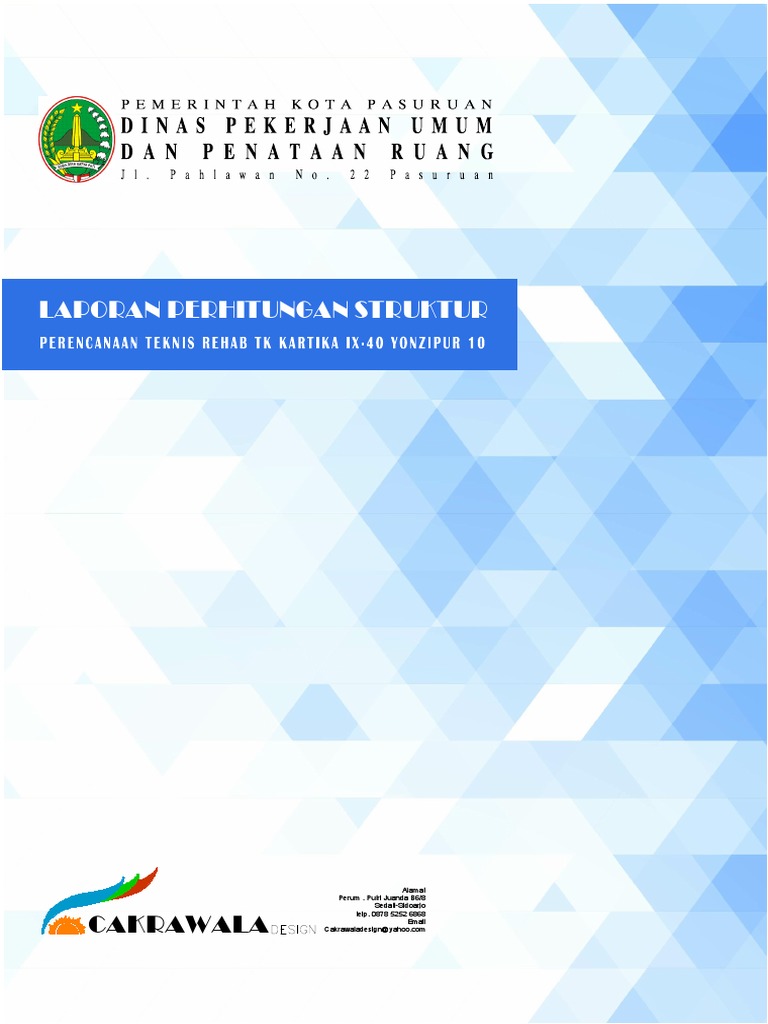 Laporan Hitungan Struktur TK Kartika Yonzipur 10 | PDF