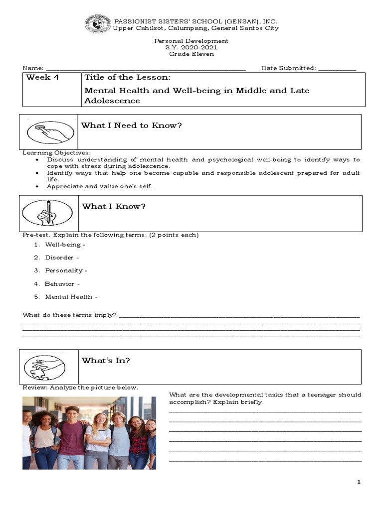 Perdev 4 | PDF | Mental Disorder | Personality Disorder