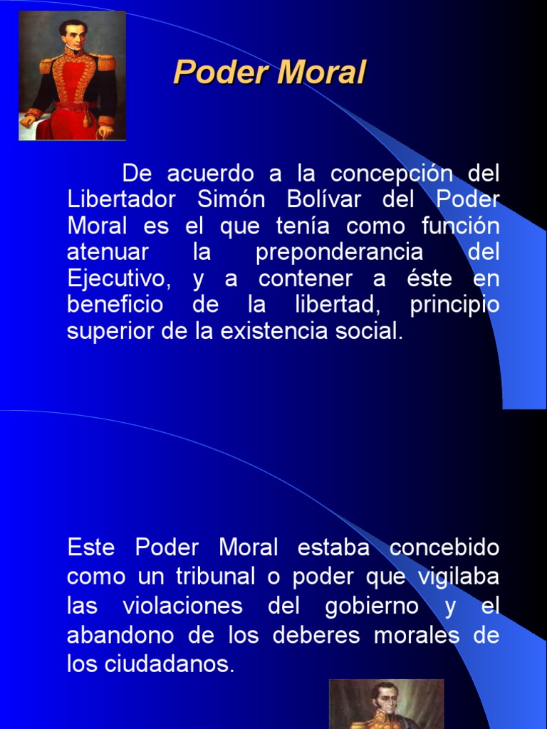 Poder Moral Simon Bolivar | PDF | Venezuela