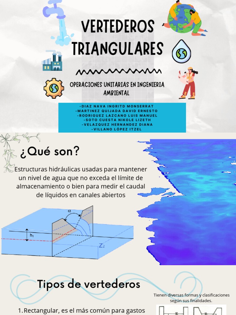 Vertederos Triangulares: Guía Técnica | PDF | Agua | Descarga (hidrología)