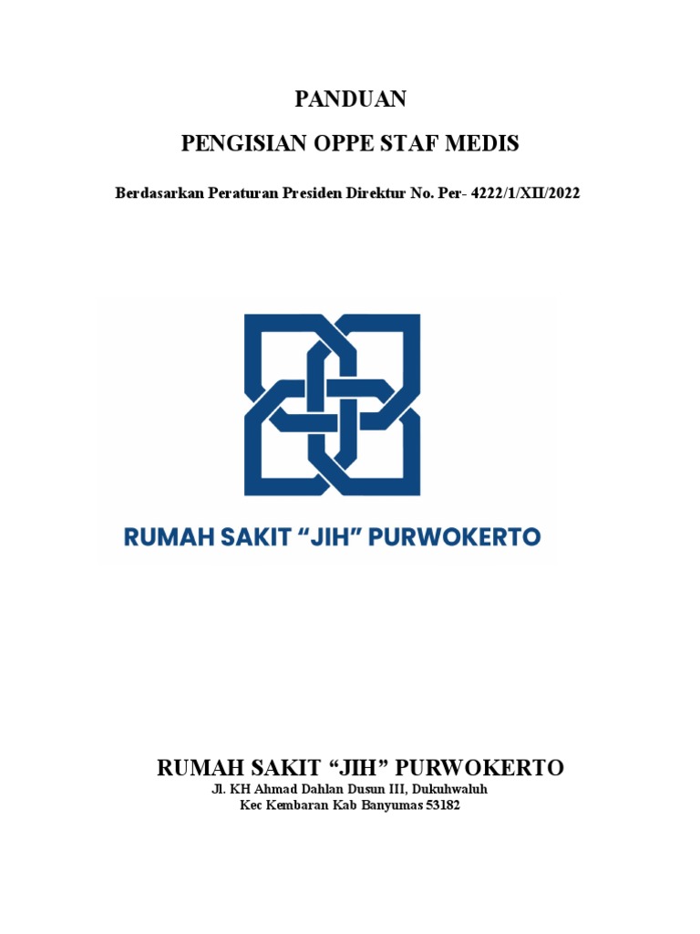Panduan OPPE Staf Medis | PDF