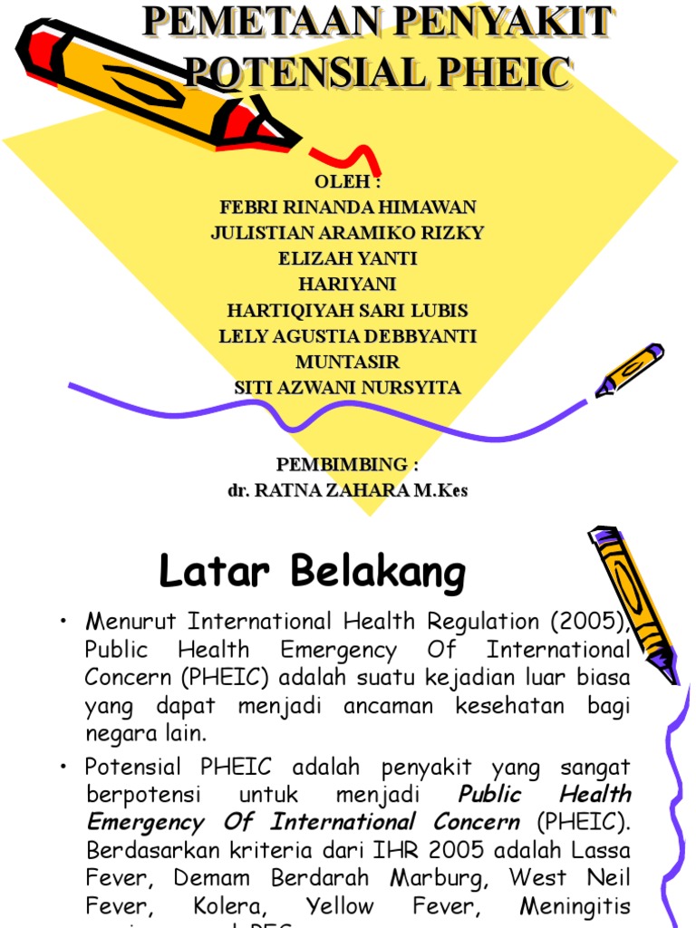 Pemetaan Penyakit Potensial Pheic | PDF | Sains & Matematika