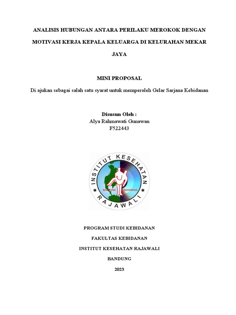 MINI PROPOSAL-1 Rev2 | PDF