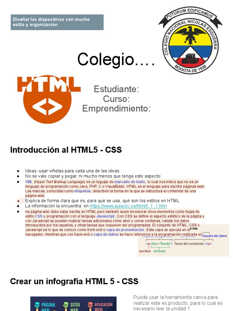 Bitácora HTML5 CSS | PDF | HTML | Página web