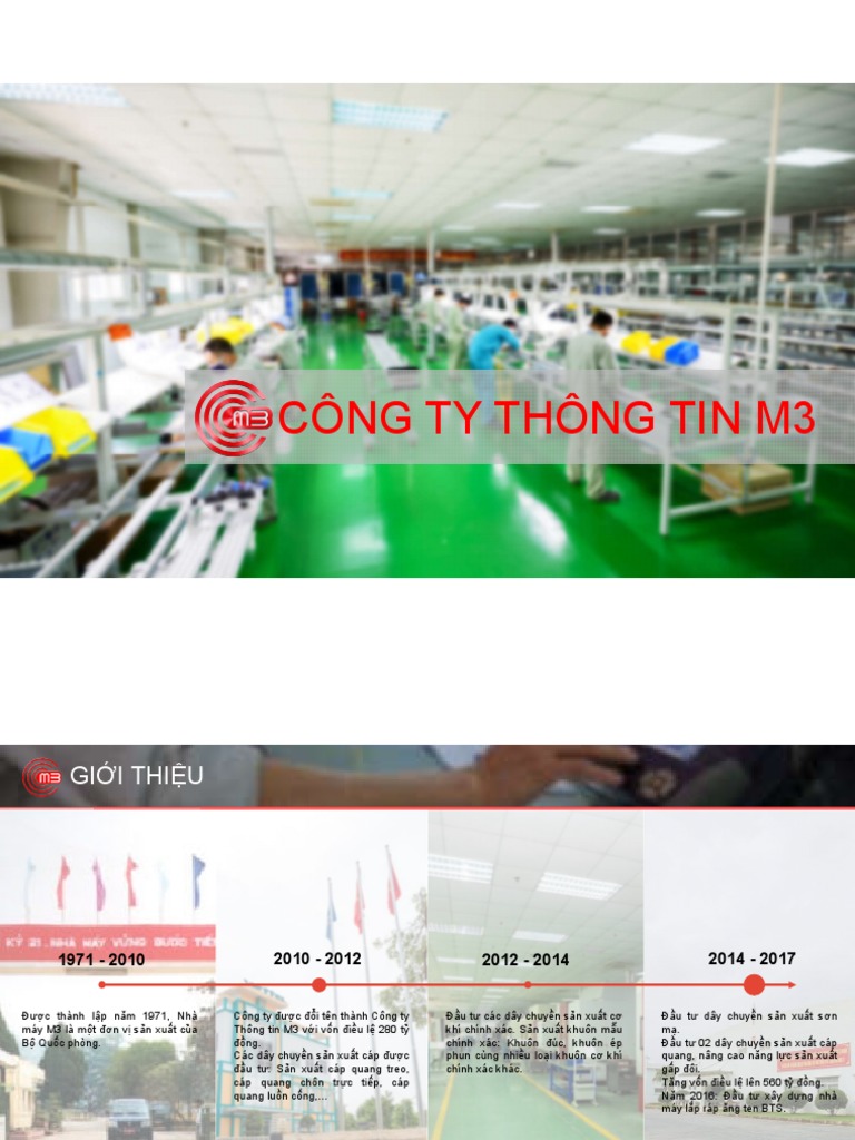 M3 - Hồ Sơ Năng Lực - Giới Thiệu Công Ty | PDF