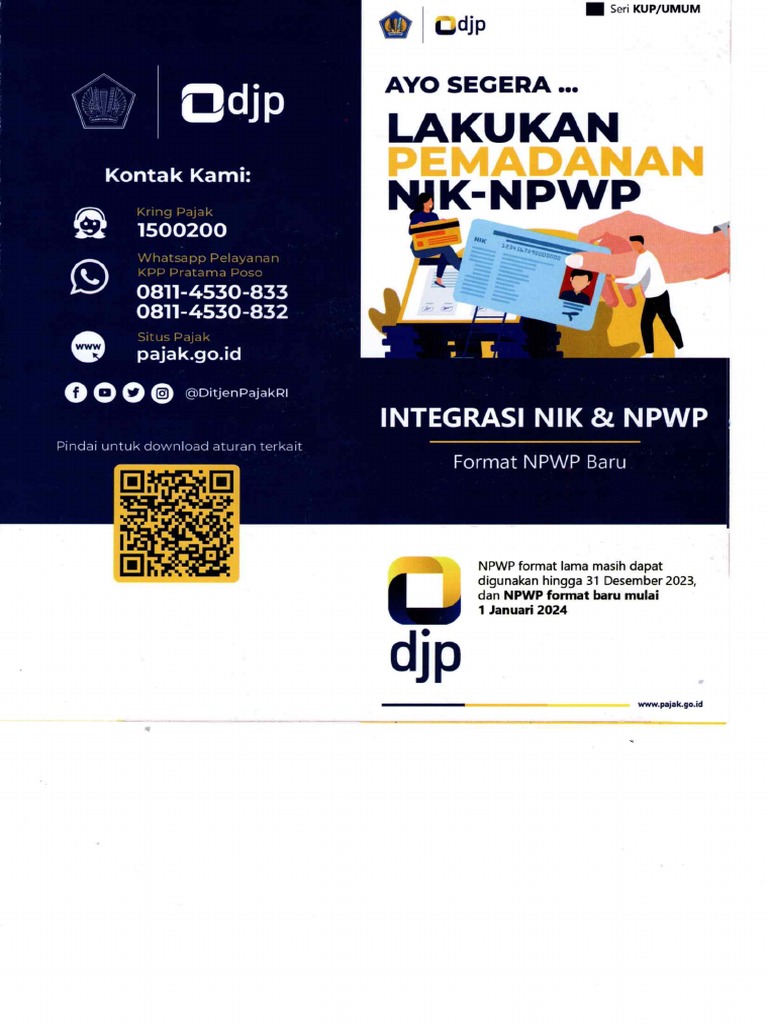Integrasi Nik & NPWP | PDF