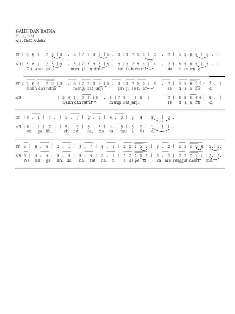 Galih Dan Ratna | PDF
