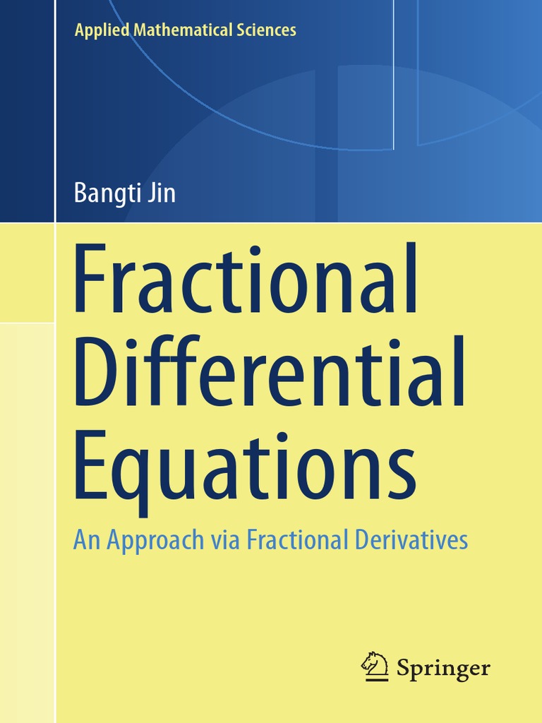 Fractional Differential Equations Bangti Jin Pdf Ordinary