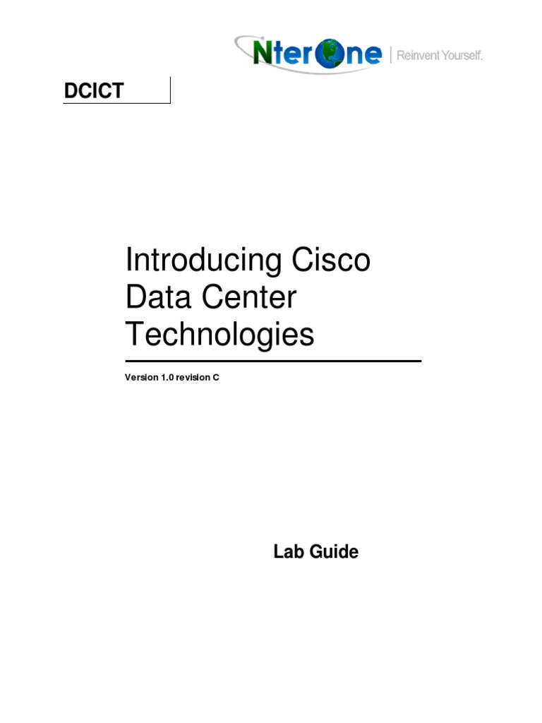 NterOne Lab Guide - Cisco DCICT v1.0 Rev C | PDF | Remote Desktop Services | Server (Computing)