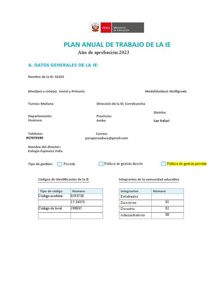 Plantilla PAT Editable Word | PDF | Enseñando