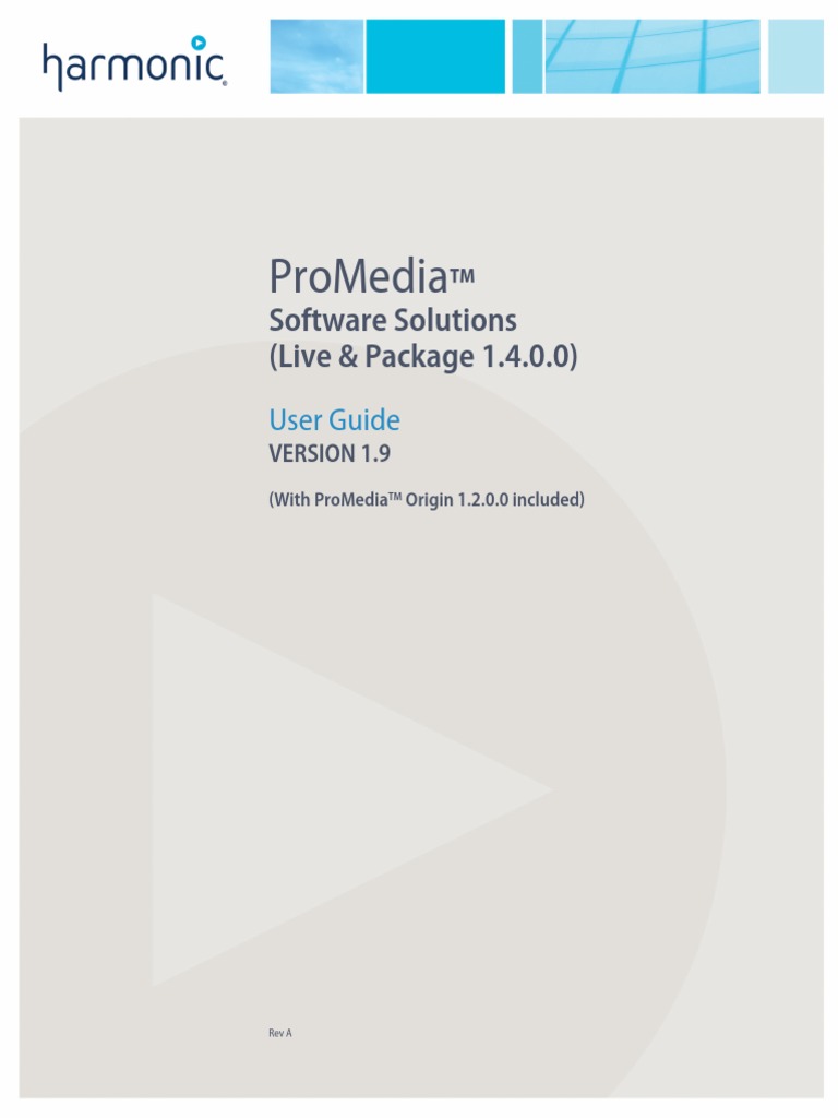 ProMedia Live Package UserGuide-X2 | PDF | Ip Address | Computer ...