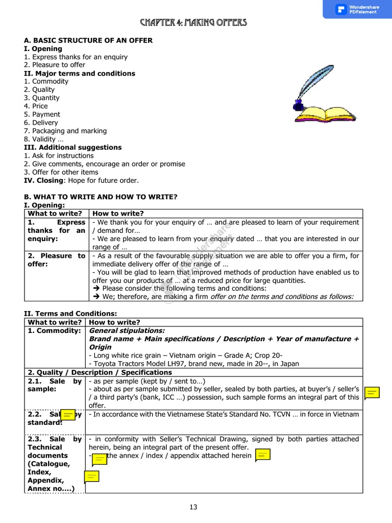 Handout 4 Offer & Order | PDF | Business