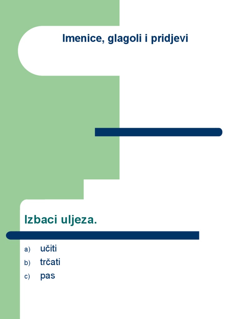 Vrste Rijeci - Kviz | PDF