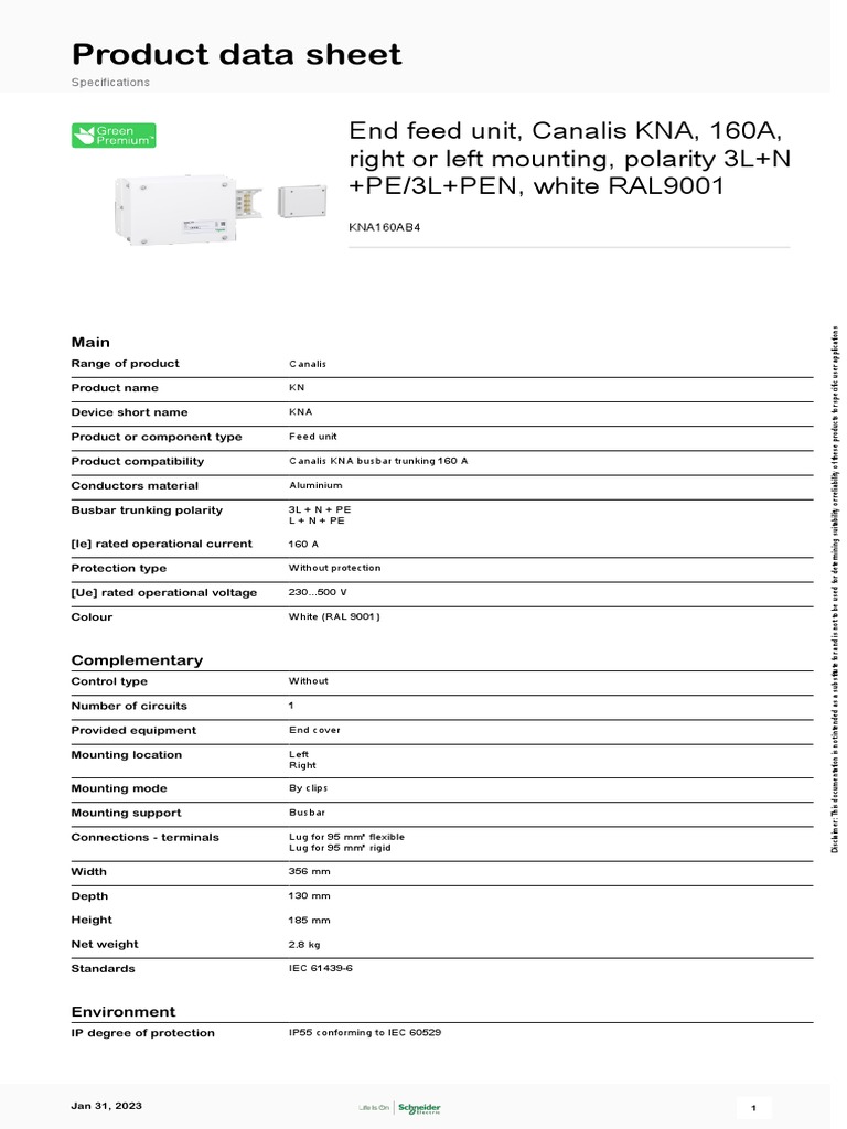 Canalis KN Kna160ab4 | PDF | Electrical Engineering | Electricity