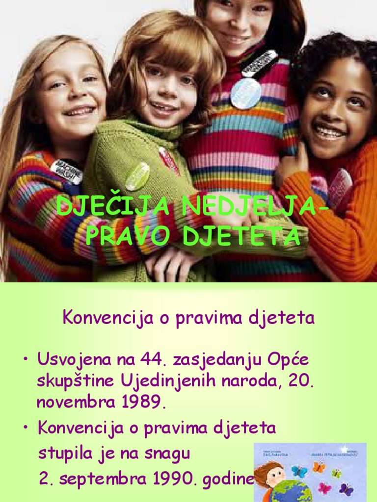 DJECIJA PRAVA Odjeljenska | PDF